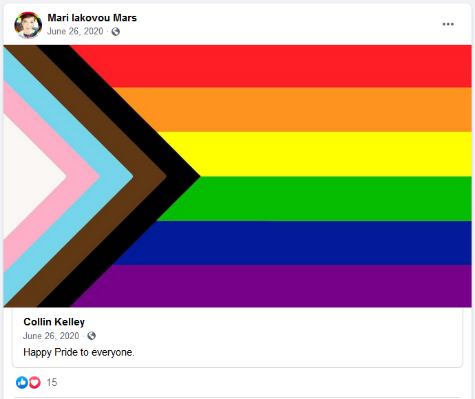 Mari Iakovou Mars Proudly and Publicly Celebrates LGBTQ Pride Month ...